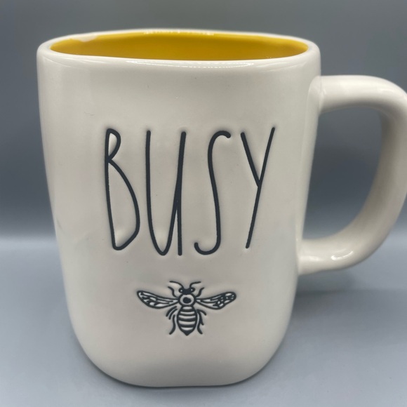Rae Dunn | Dining | Rae Dunn Busy Bee Mug With Bee Detail And Yellow ...